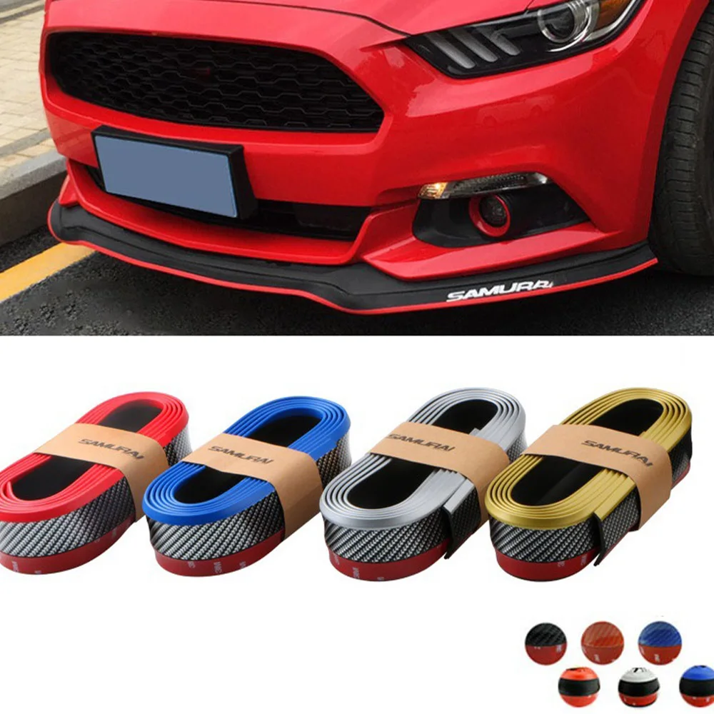 Car-Protector-Rubber-2-5M-Long-5-5cm-Width-Under-Front-Rear-Side-Bumper ...