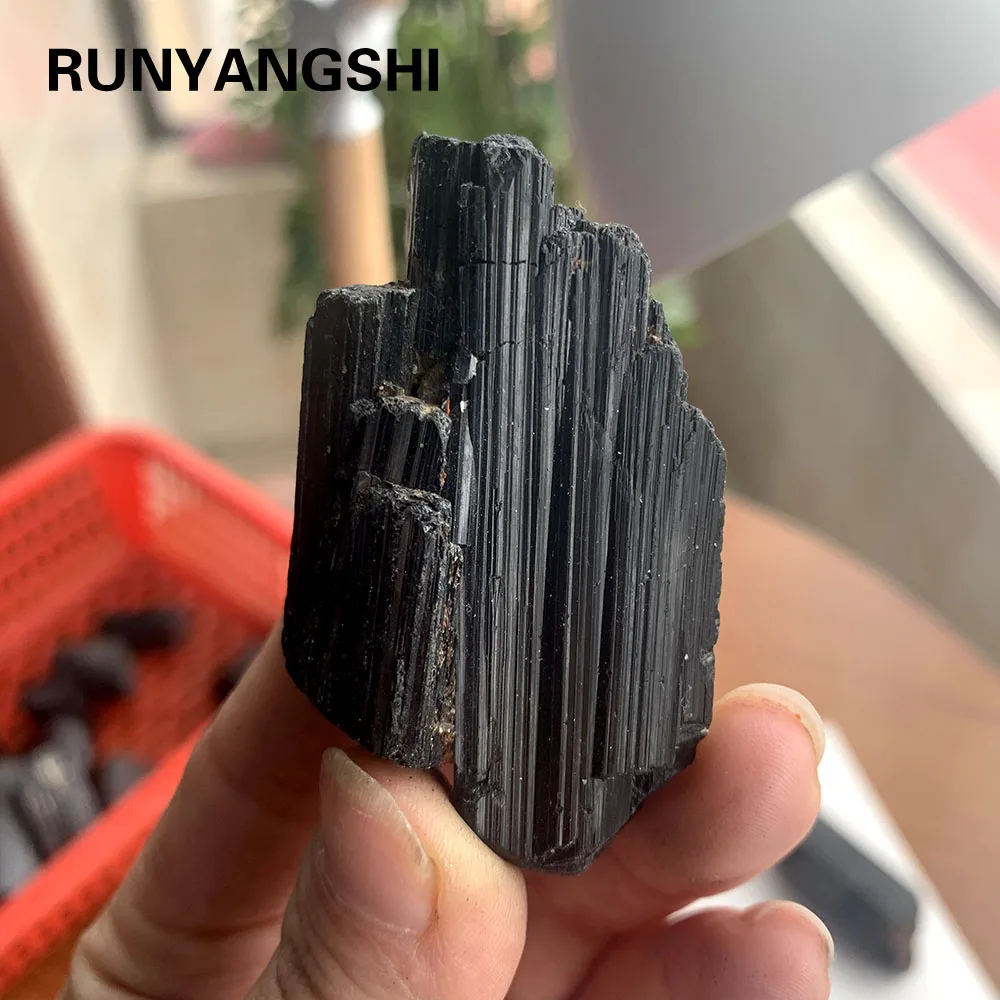Large Black Tourmaline | Stones - 1pcs Natural Crystal Black Tourmaline ...