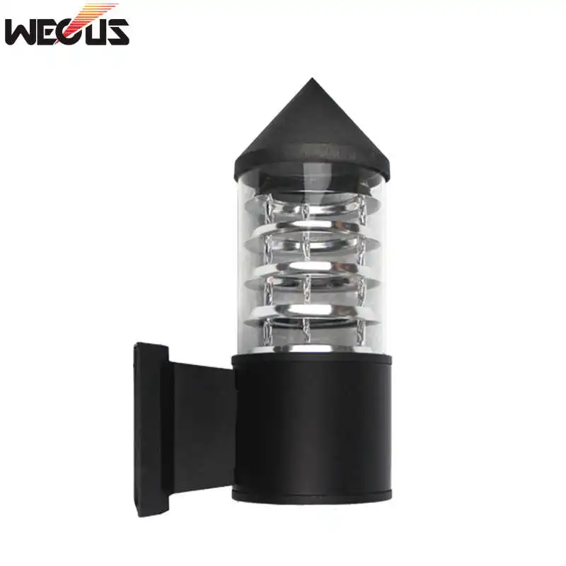 Waterproof Aluminum Body/Glass Lampshade LED Wall Light Fixtures IP65 ...