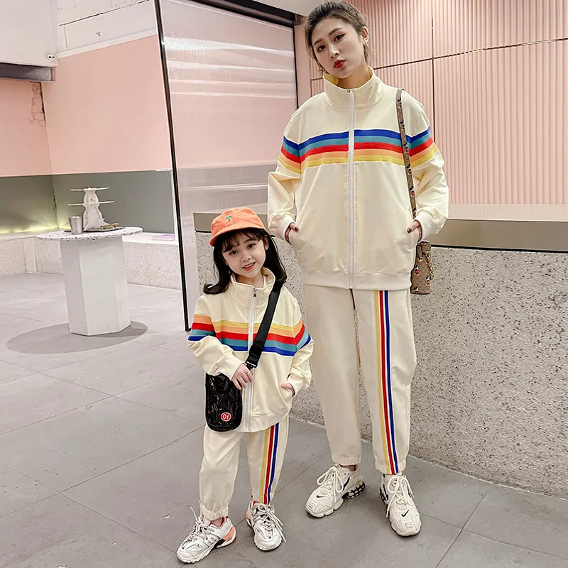 Matching Family Outfits Mommy and Daughter Matching Clothes Two pieces ...