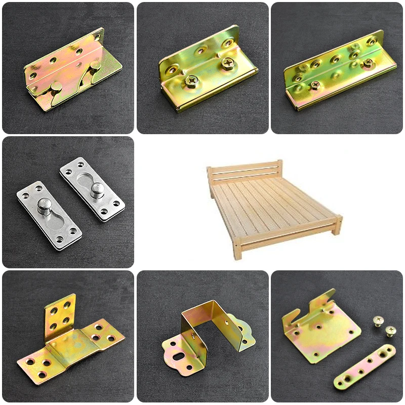 Bed hinge Latch,Bed beam support,Bed leg Connector,Bed frame fixings ...