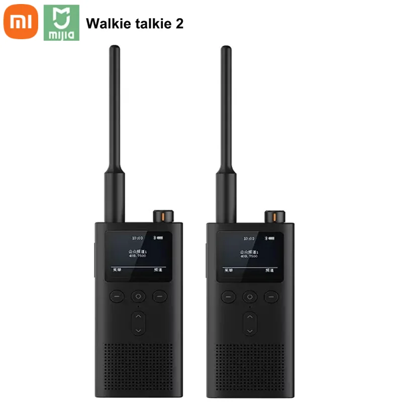 Xiaomi Mijia Walkie Talkie 2 5W UV Dual Band Radio IP65 Waterproof Long ...