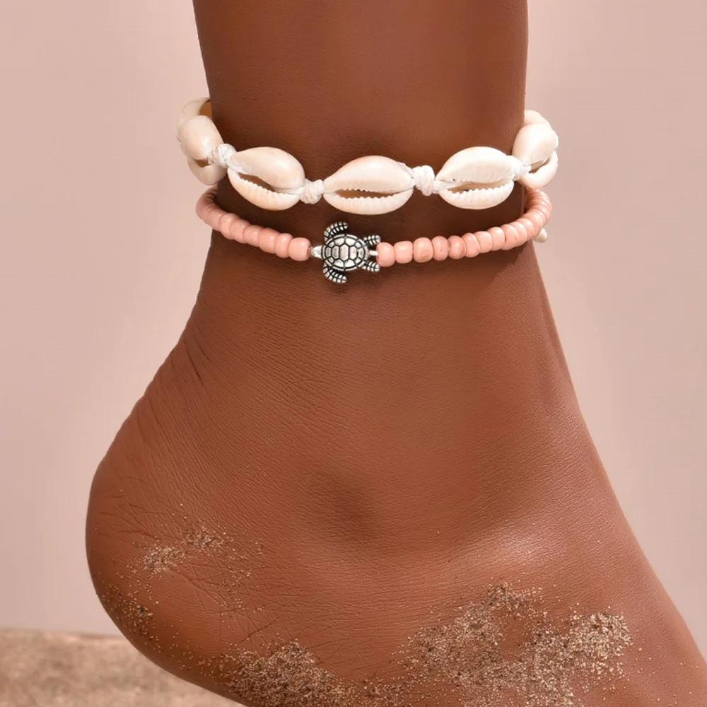 Women-Sea-Turtles-Ankle-Bracelets-Female-Bohemian-Beach-Chain-Animal ...