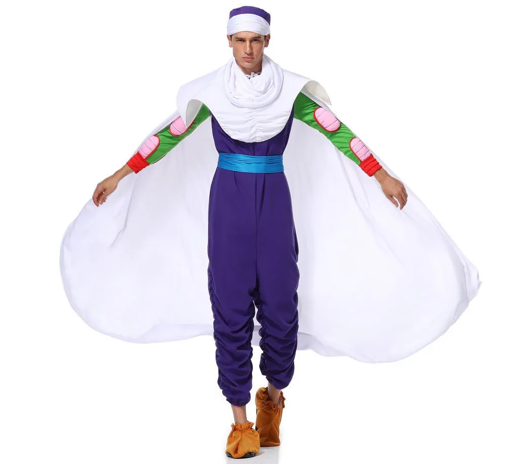 Anime Dragon Ball Son Goku, Kame Sennin, Piccolo Cosplay Costume & Wig ...