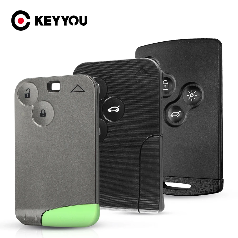 KEYYOU-Remote-Smart-Card-Key-Case-For-Renault-Laguna-Clio-Koleos-Key ...