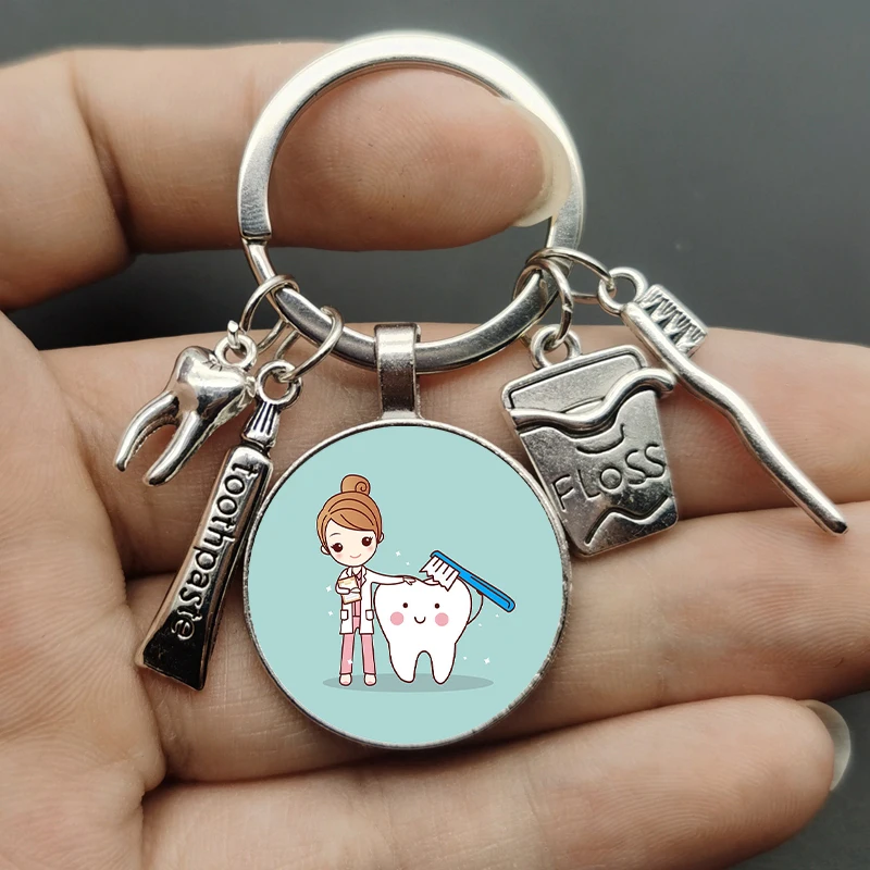 Dental Accessories Key Chains | Key Chains Keys Dentist | Dental ...