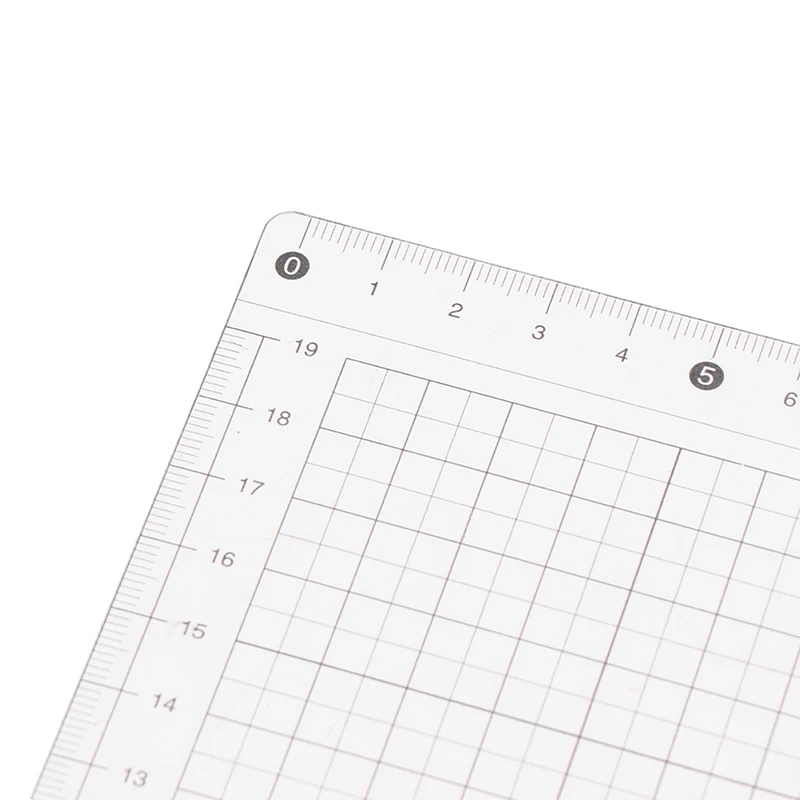 Transparent PVC Ruler Board A4 A5 B5 Students Writing Desk Pad Grid ...