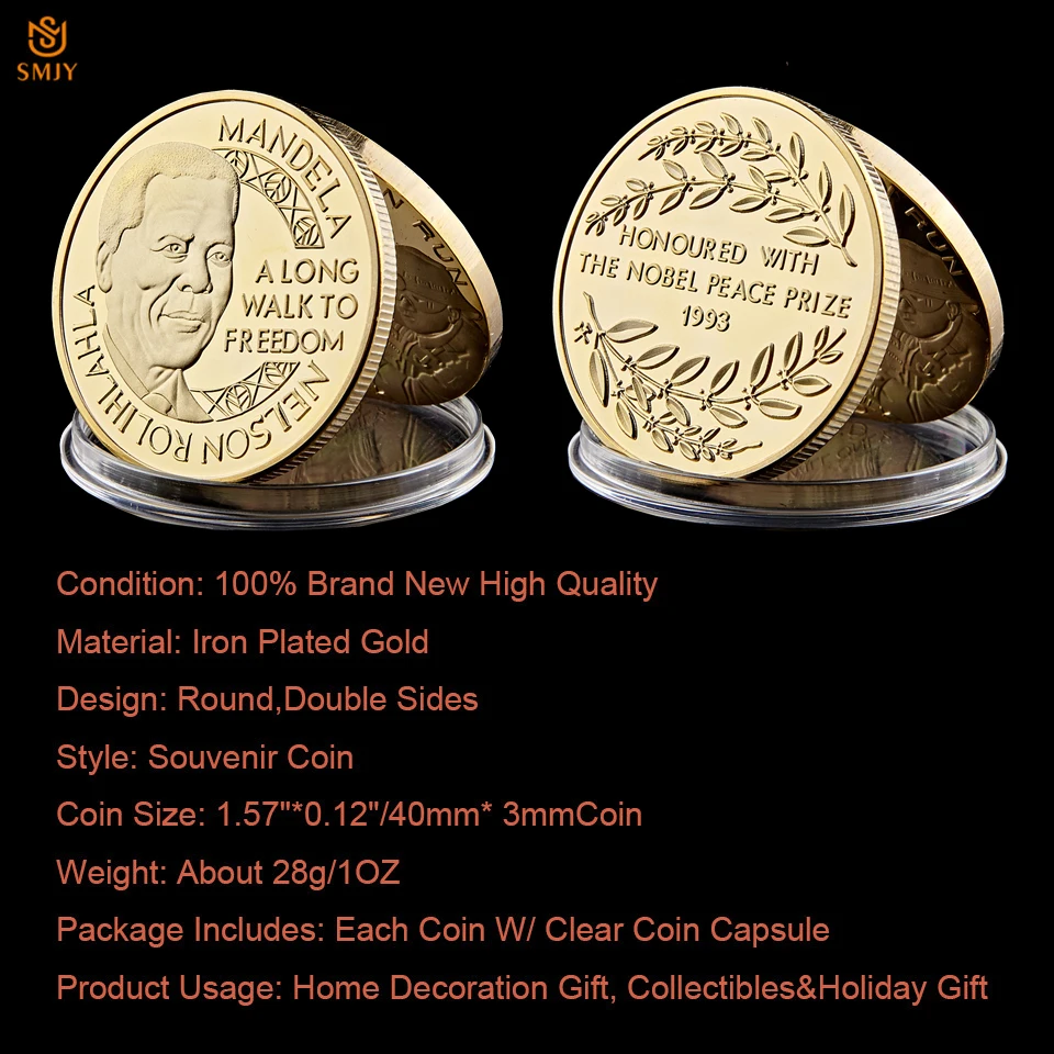 Nelson Mandela Nobel Peace Prize Medal