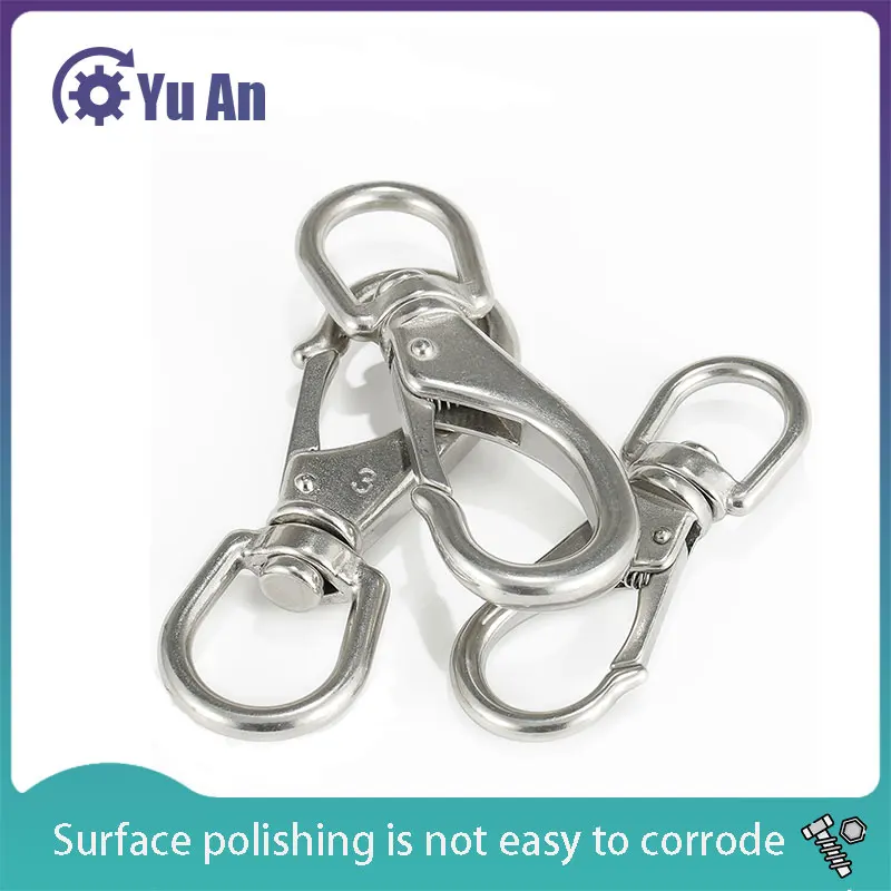 304-Stainless-Steel-Universal-Hook-Rotating-Ring-Chain-Buckle-Universal ...