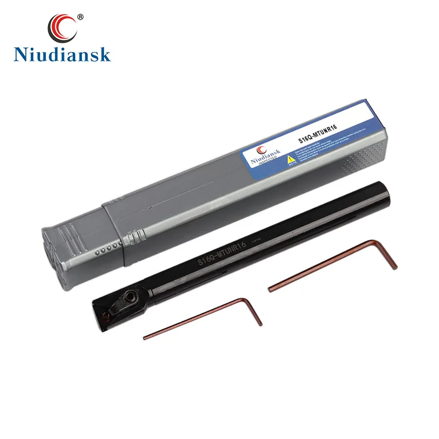 S16Q-MTUNR16 S20R-MTUNR16 S25S-MTUNR16 MTUNL 16mm 20mm Internal Turning Tool Holder Boring Bar ...