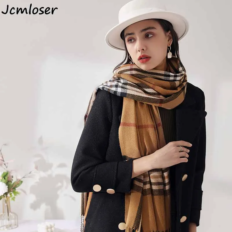 luxury-brand-Scarf-Women-Autumn-Winter-warm-Scarves-Fashion-Shawl-Plaid ...