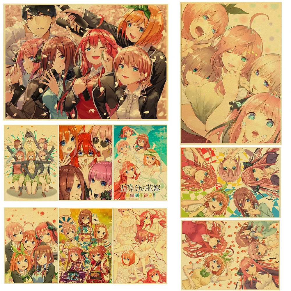 O-Quintessential-Quintuplets-Poster-Cl-ssico-Nostalgia-Wall-Sticker ...