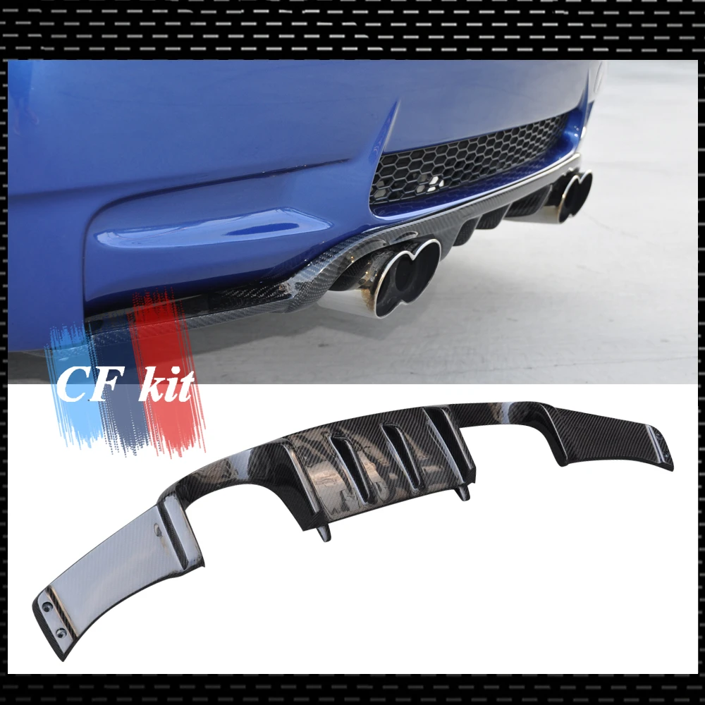 รถด้านหลังกันชนคาร์บอนไฟเบอร์ Diffuser สำหรับ2007 2012 BMW E92 M3 Coupe ...