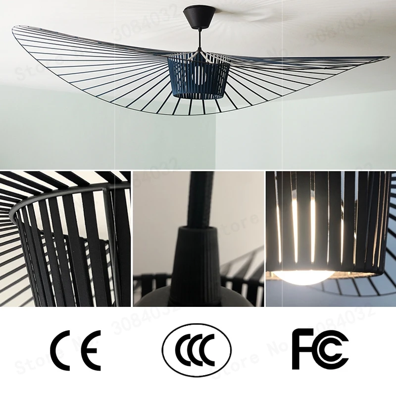 Modern LED Simple Hat La Suspension Vsuspension Vertigo Pendant Lamp ...