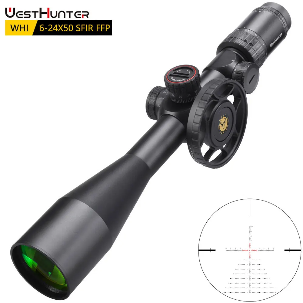Westhunter Whi 6-24x50 Sfir Ffp Scope First Focal Plane Tactical ...