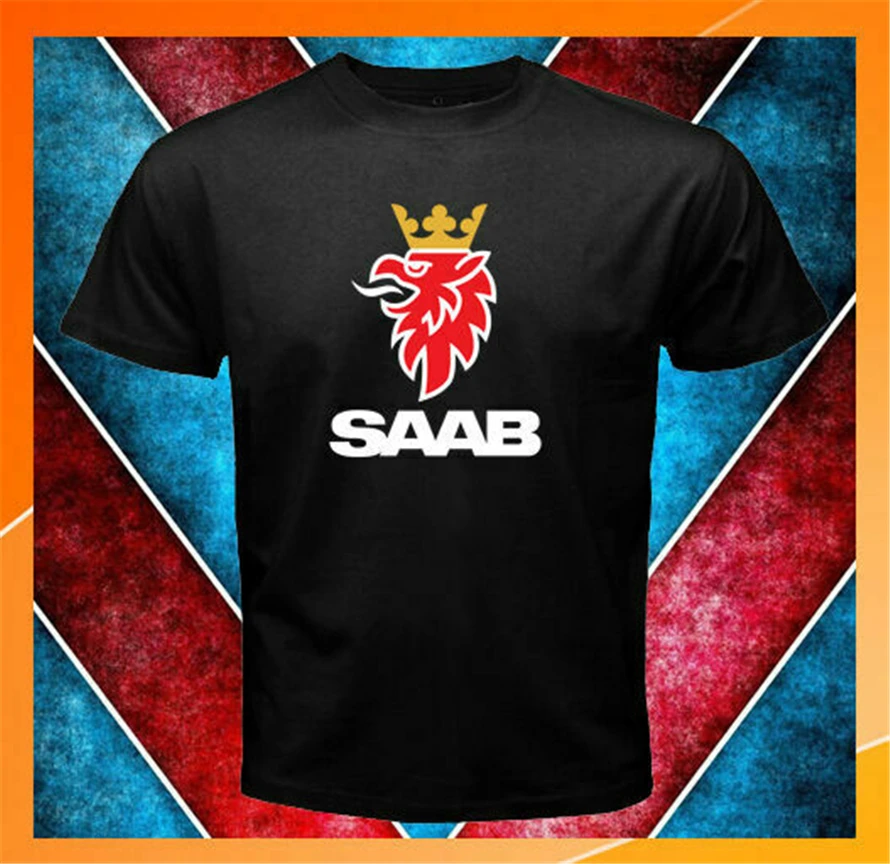 New Saab Automobile Ab Saab Logo Car Company Men'S T Shirt Size S 2Xl ...