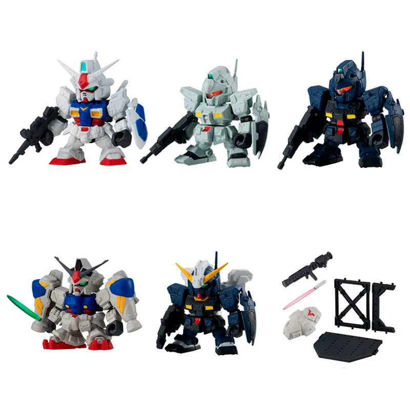 BANDAI Gundam Gashapon Forte14 GP01 GP02 Model Kids Assembly Toy Robot ...
