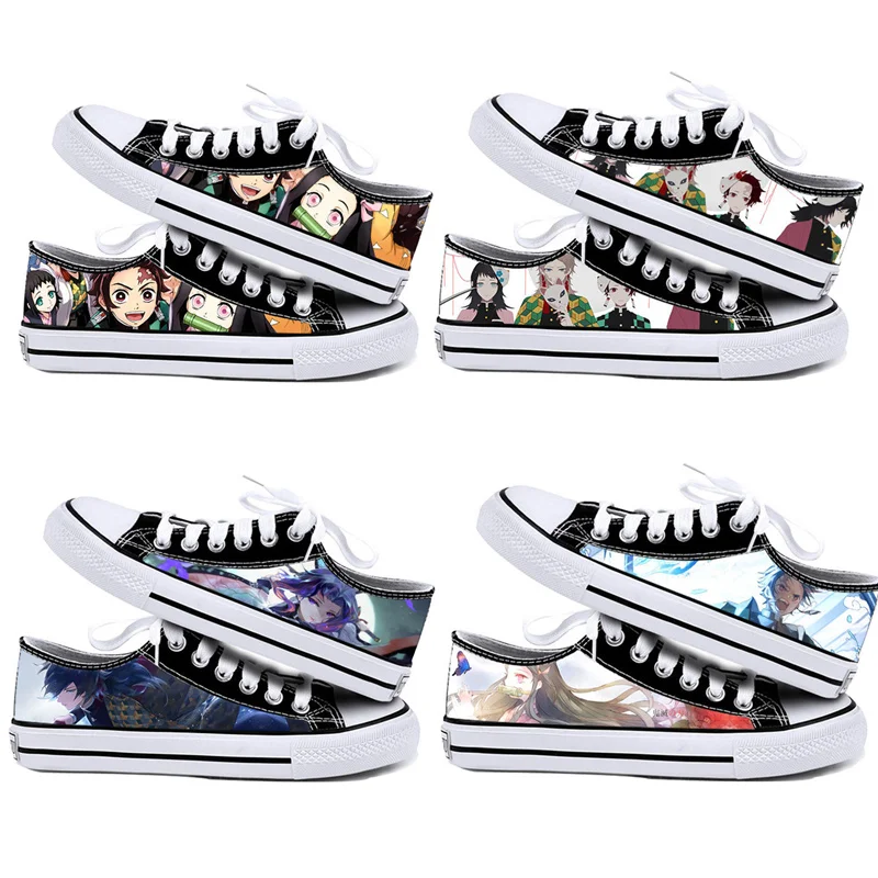 Anime Demon Slayer Kimetsu No Yaiba Trainers Cosplay Shoes - AllCosplay.com