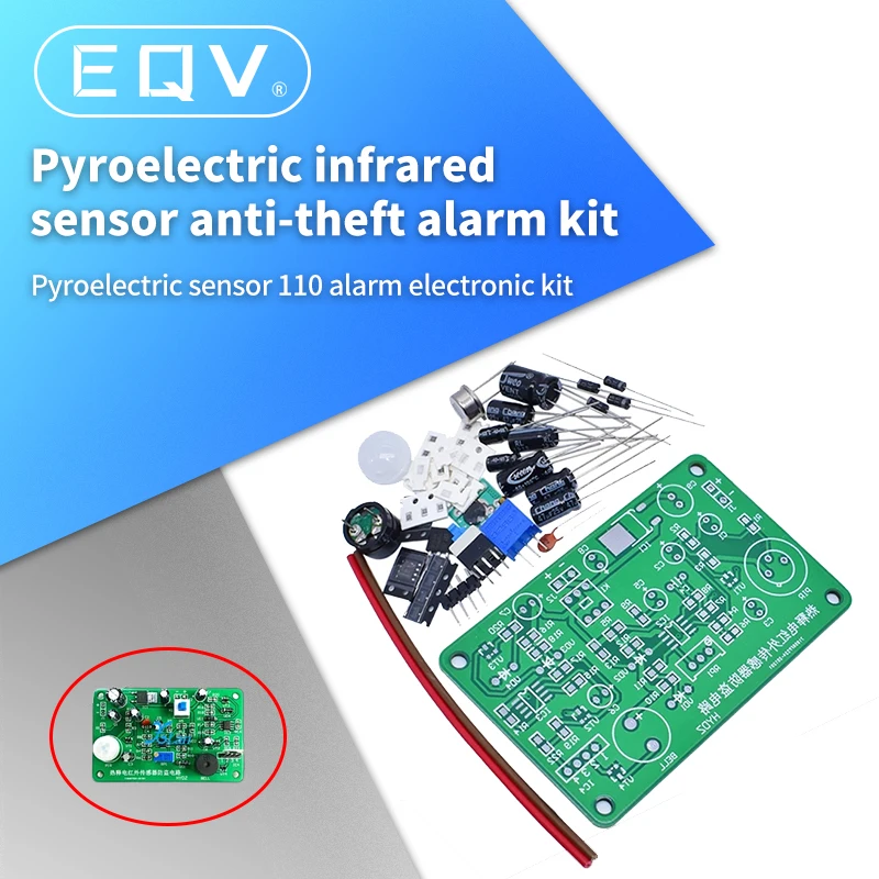 Détection du corps humain IR capteur infrarouge pyroélectrique alarme ...
