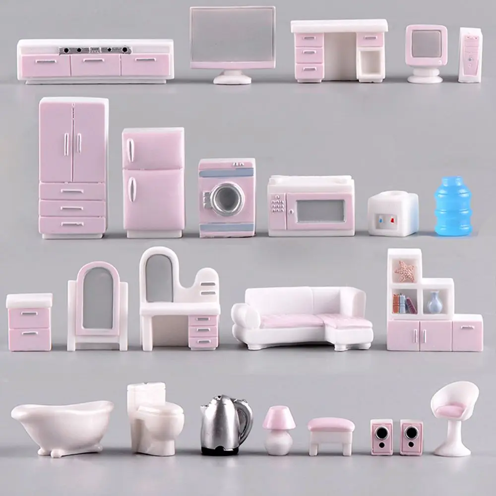 Miniature Dollhouse Furniture for Dolls House Mini Toy Kit Accessories ...