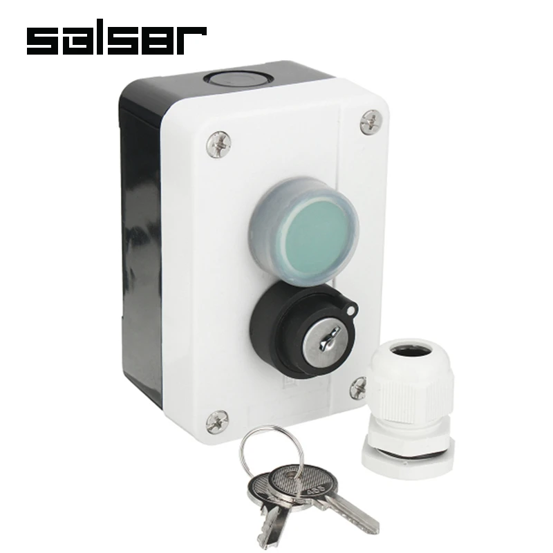 Wired ABS Waterproof Push Button Switch With Keys For Automatic Gate ...