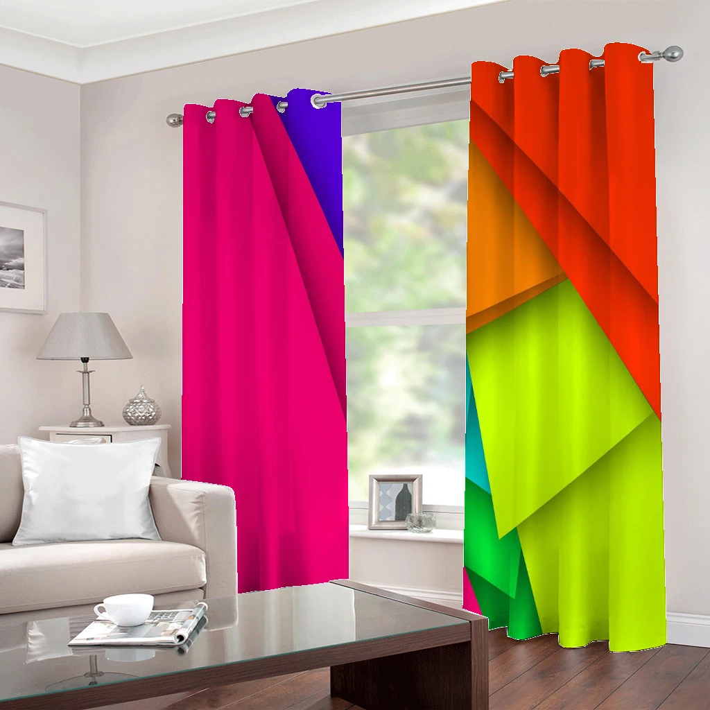 Colored Paper Window Shades