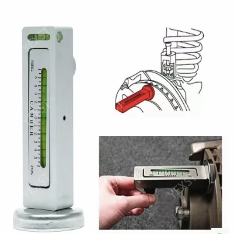 Adjustable-Magnetic-Camber-Castor-Strut-Wheel-Alignment-Gauge-Tool-Four ...