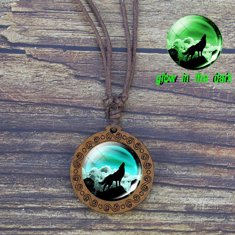 Howling Wolf Magnet Howling Wolf Pendant Wooden Howling Wolf for Crafts ...