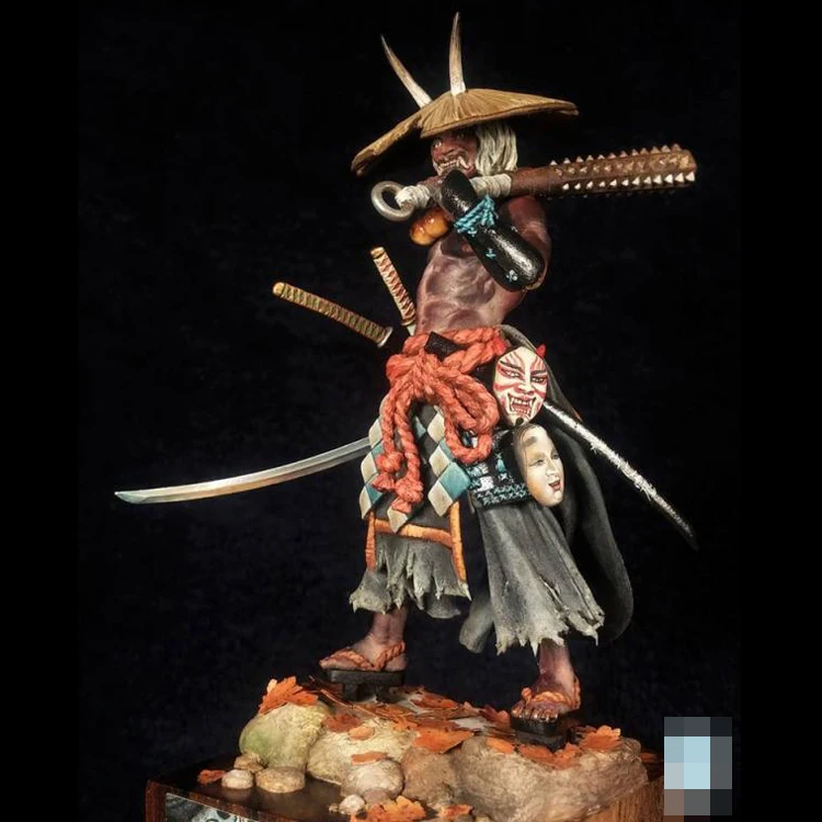 Toys & Games 1/20 Model Kits Japanese Demon Samurai Resin GK Unpainted ...