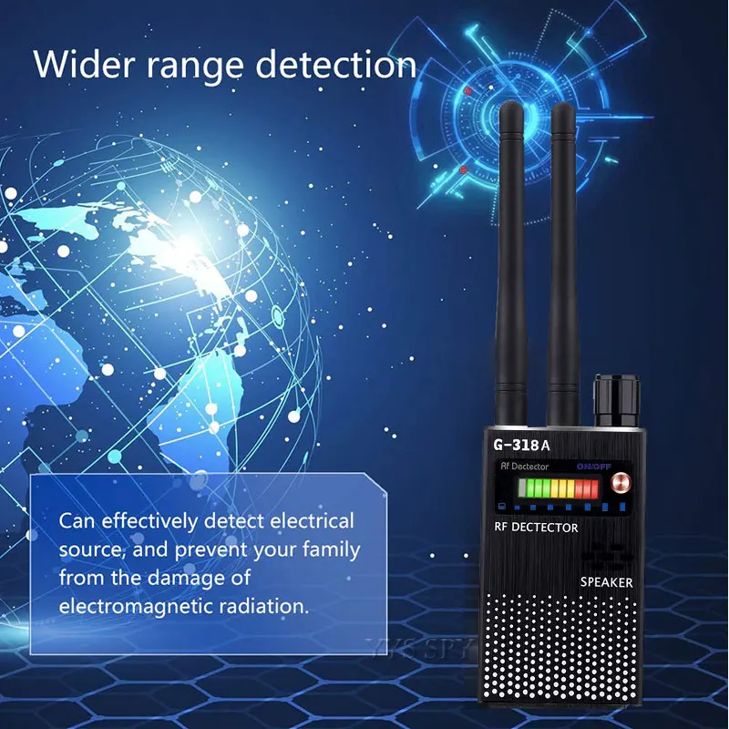 Dual Antenna RF Signal Detector For Hidden Camera Eavesdropping ...