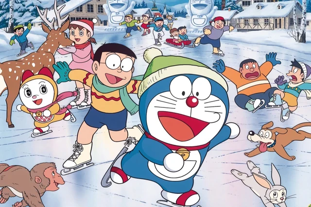 Doraemon And Family Wallpaper