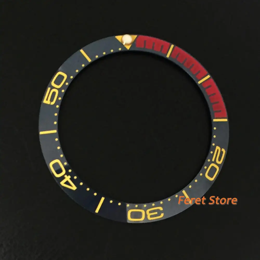 2020-new-38mm-high-quality-gold-blue-red-ceramic-bezel-Insert-fit-40mm ...