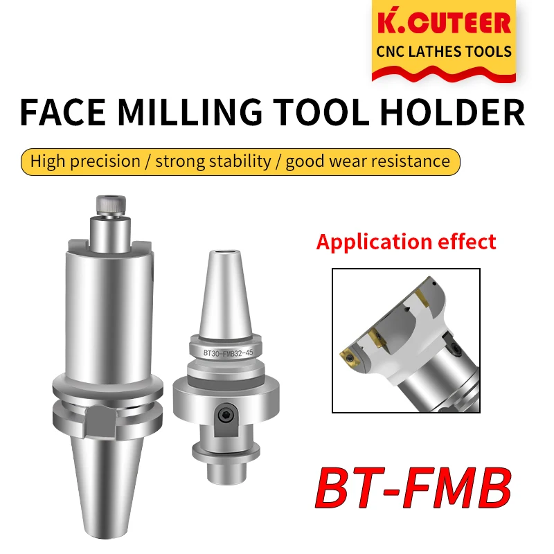 BT-FMB face mill holder BT30/40 FMB16 FMB22 FMB27 FMB40 45L/60L/100L/150L Milling Disk ...