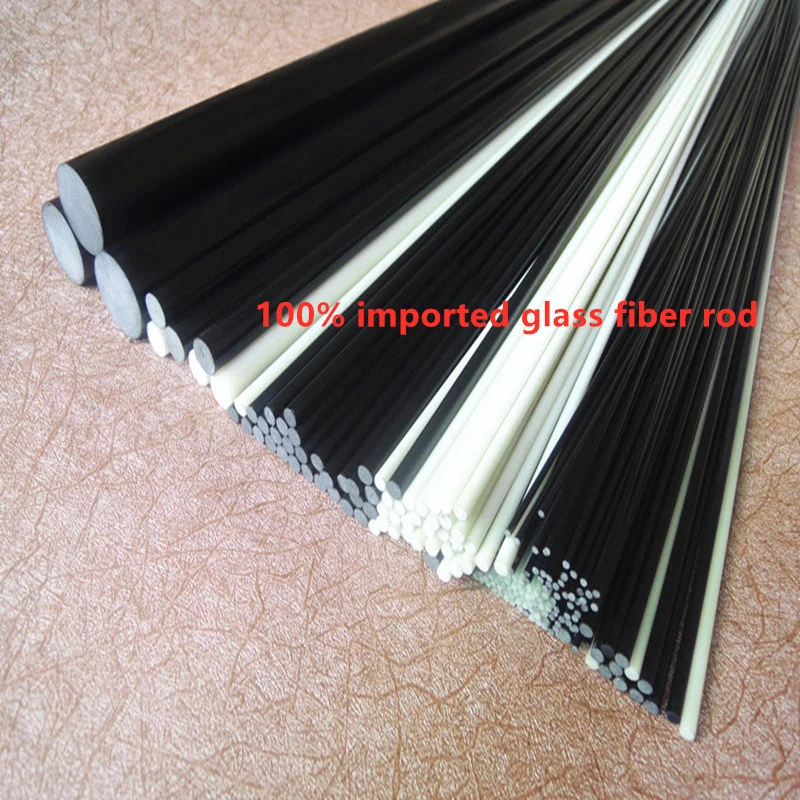 10pcs Glass fiber rod 0.8/1/1.5/2/2.5/3/4/5/6/7/8/9/9.5/10/12/14/16/20/25mm