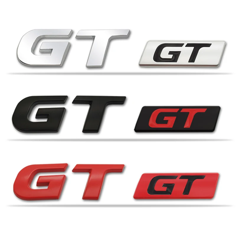 Comprar Pegatina Dgt Pegatina De Metal 3D Para Coche, Logo De Letra GT ...