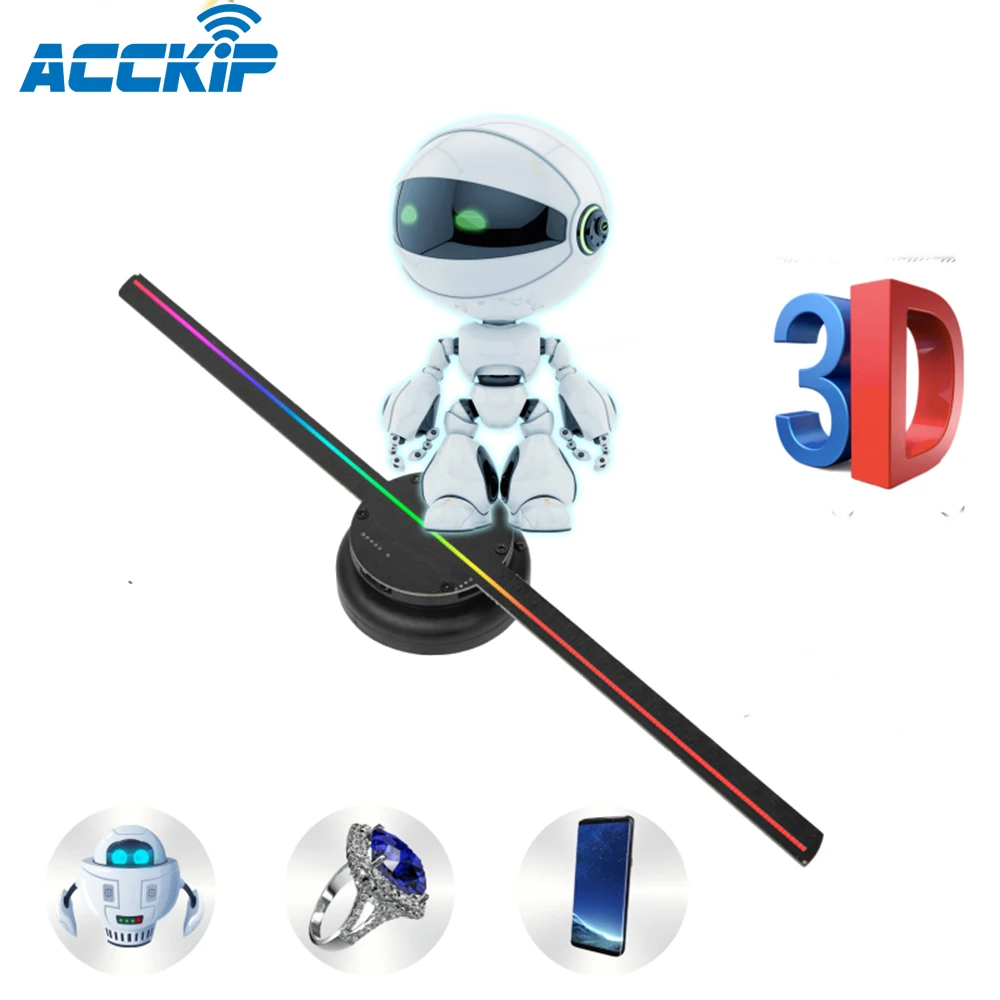 3d Hologram Fan Hologram Projector Missyou Holographic Led Ceiling ...