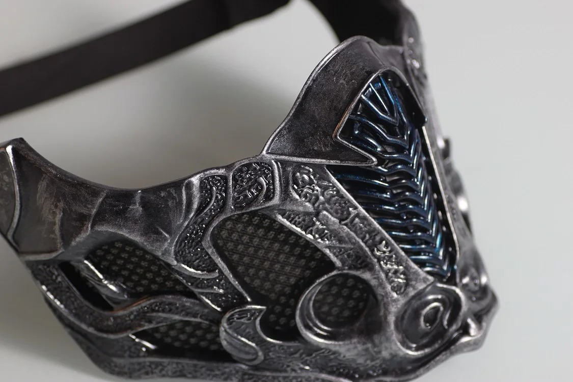 Mortal Kombat Sub Zero Ninja Cosplay Mask - AllCosplay.com