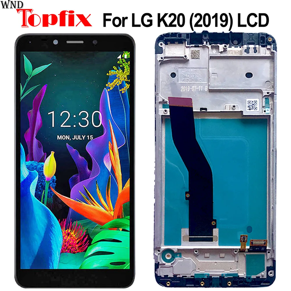 Pantalla LCD de 5,45 pulgadas para LG K20 2019, montaje de ...