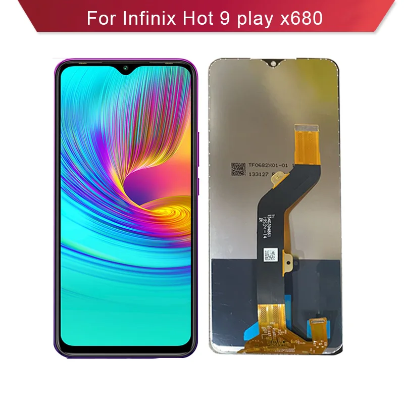 Tested For Infinix Hot 9 Play X680 X680B LCD Screen and Touch Screen ...
