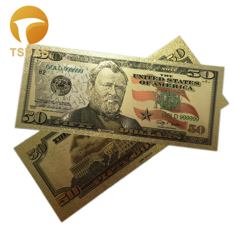 8 Notes Euro 51020501002005001000 Gold Bill Full Set Gold Banknote ...