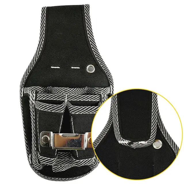 9 in 1 Screwdriver Waist Tool Bag Plier Drill Electrician 600D Nylon ...