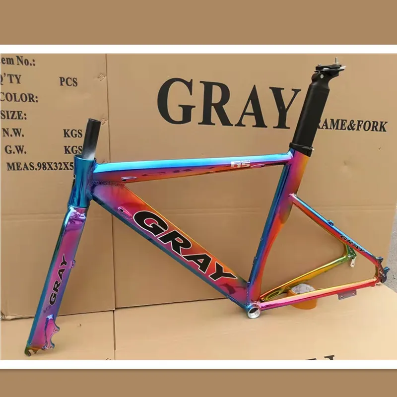 Gray-F15-Bike-Frame-Aluminum-Alloy-Road-Bicycle-Frames-Disc-Brake-Inner ...