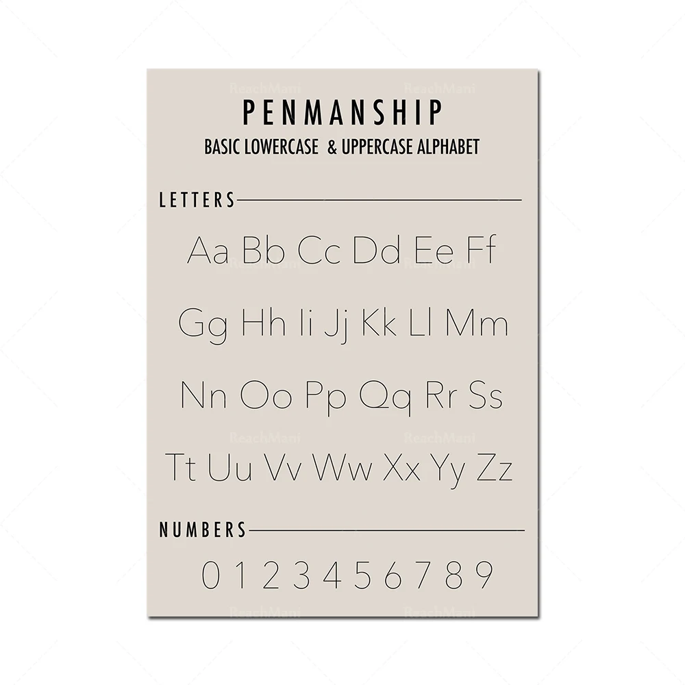 Fancy Cursive Alphabet Chart