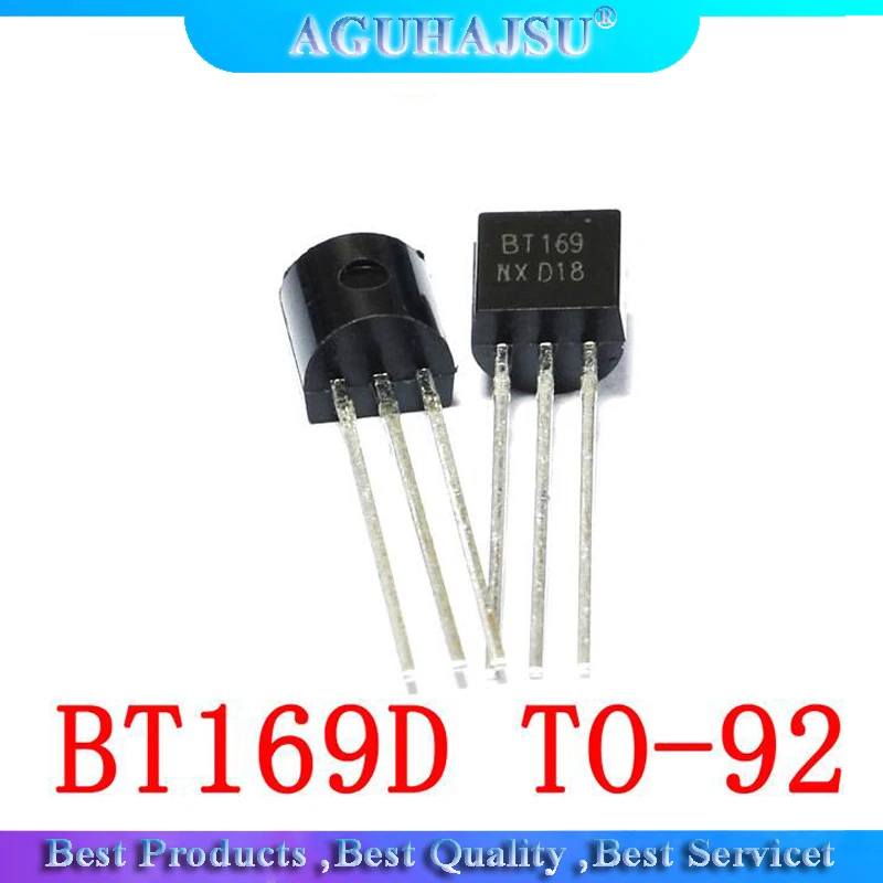 50pcs BT169D BT169 TO 92 트라이 액 사이리스터 SCR 400V 9A 3 핀 SPT 새로운 원본|반도체 집적 ...