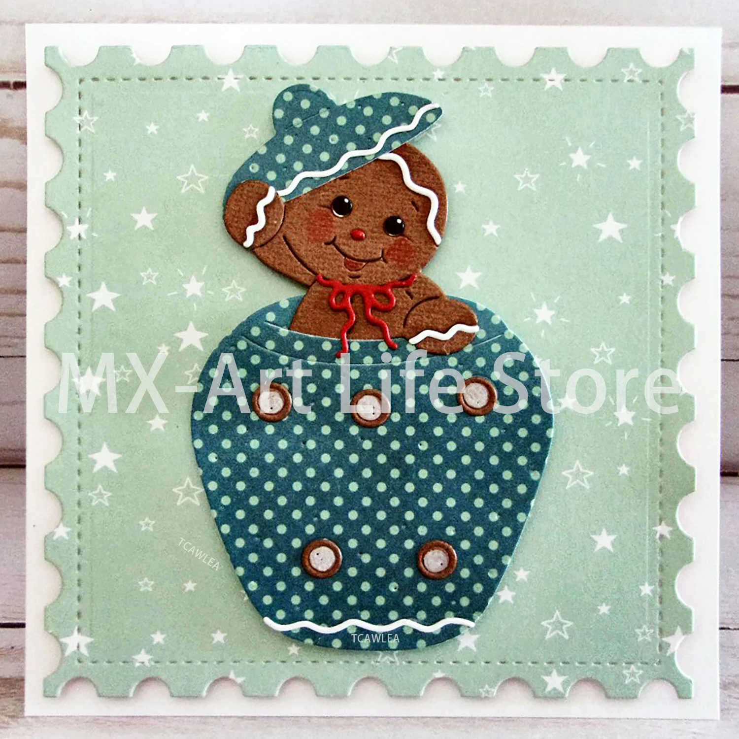 2020 Lovely Gingerbread Boy Girl Cutting Dies Christmas Gingerbread Man ...