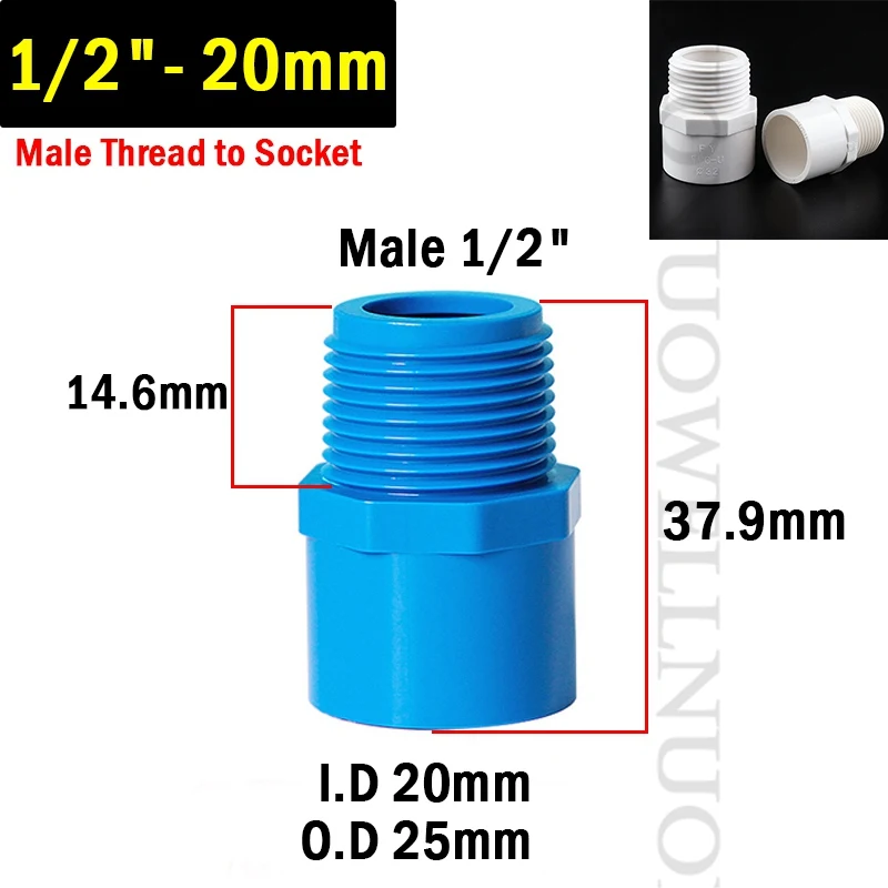 Joining Pvc Pipes Fittings Pvc Water Tube Joint Adapter Pvc, 52% OFF