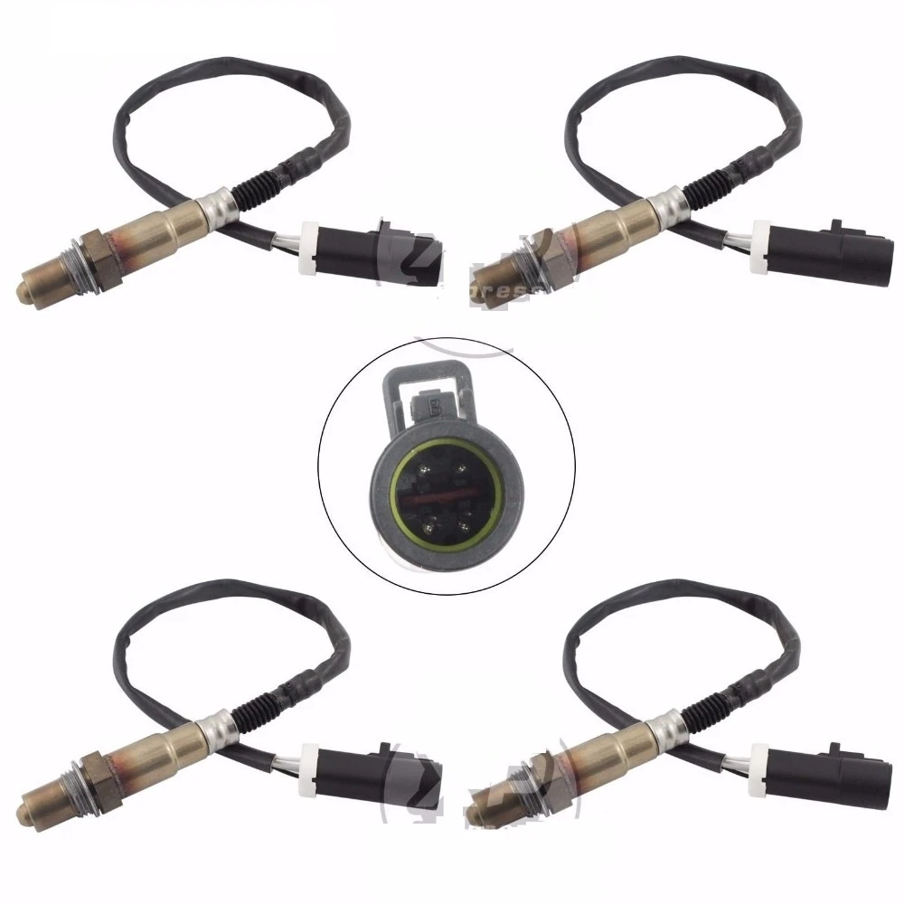 4pcs Upstream & Downstream O2 Oxygen Sensor For 2004-2007 Ford Freestar 3.9l 4.2l For Mercury ...