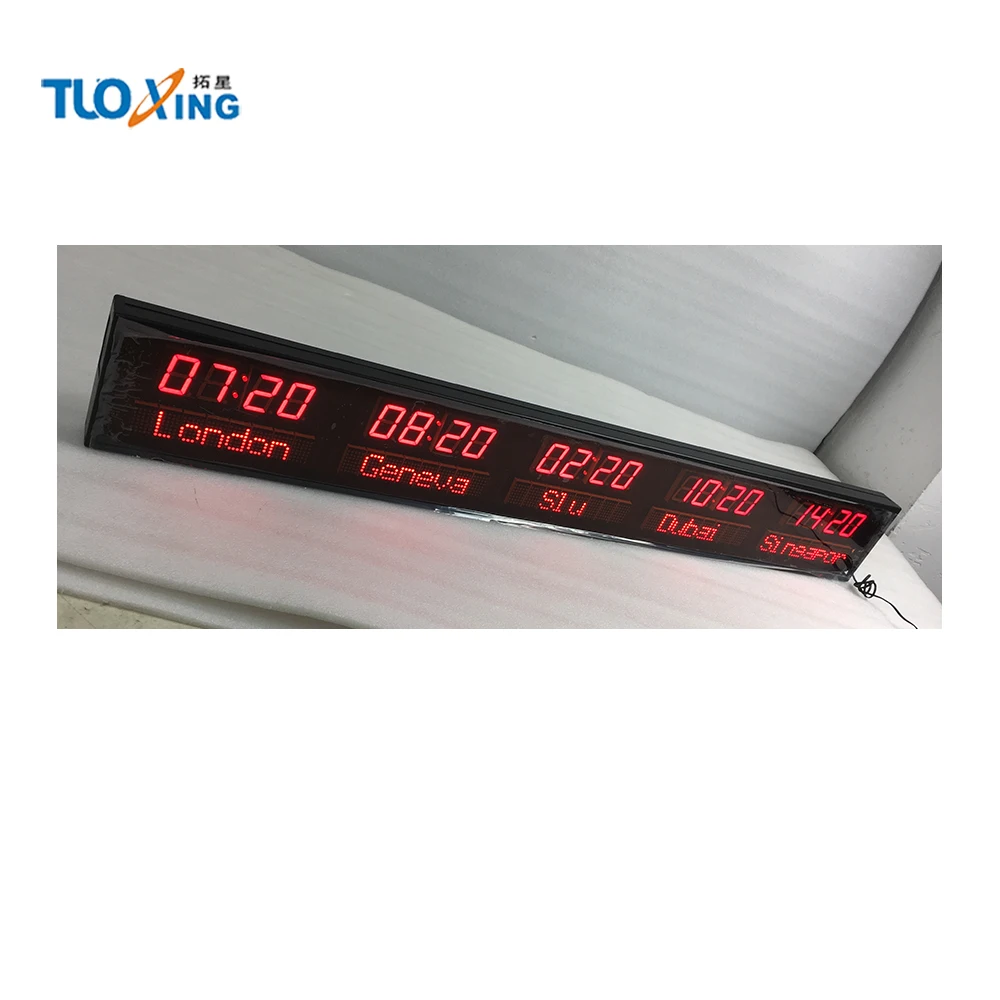 Digital World Clocks
