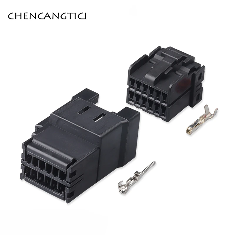 1セット12ピン自動ウインドリフターアセンブリ配線ワイヤーハーネスコネクタプラグ密閉型ハウジング電気ソケット174058 2 174045 2 ...