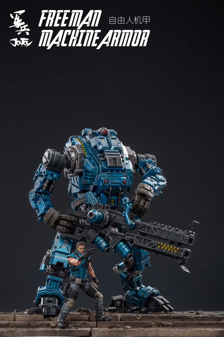 Action Figures Military & Adventure JoyToy 1/18 Blue Freeman Machine ...